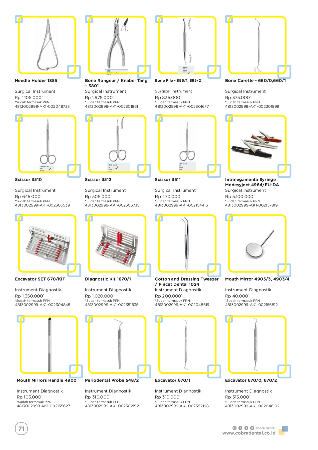 E-Catalogue Cobra Dental Indonesia - Rizki Cobra Dental - Halaman 71 ...