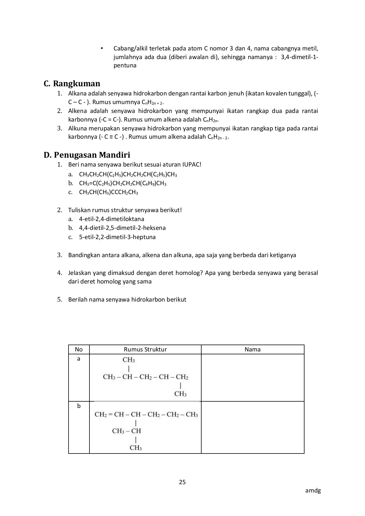 MODUL KIMIA XI BAB I 2021 - Kingkambving - Kaca 25 | PDF Online | PubHTML5