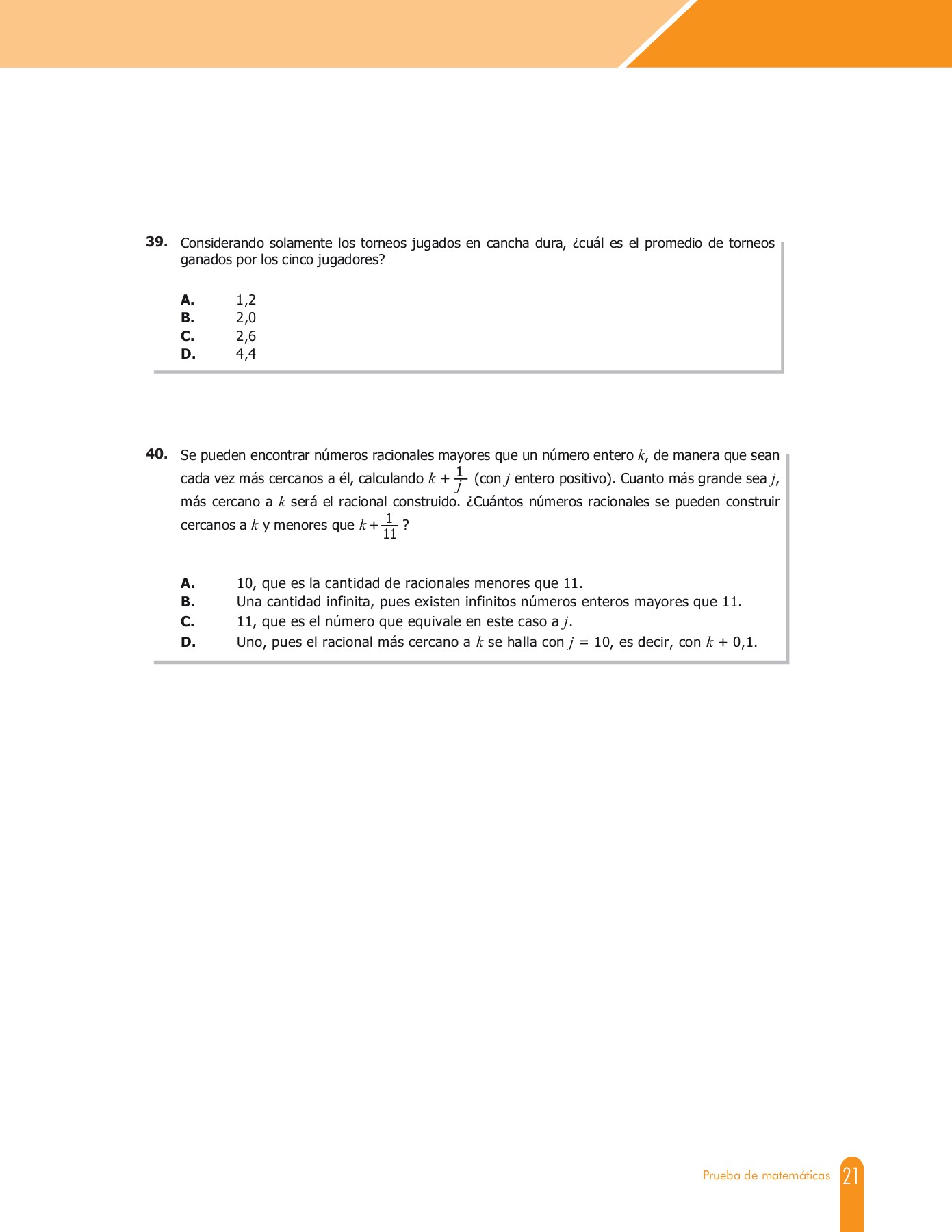 Cuadernillo de-preguntas-Saber-11-matematicas - ingenieria - Página 21 | Flip PDF en línea ...