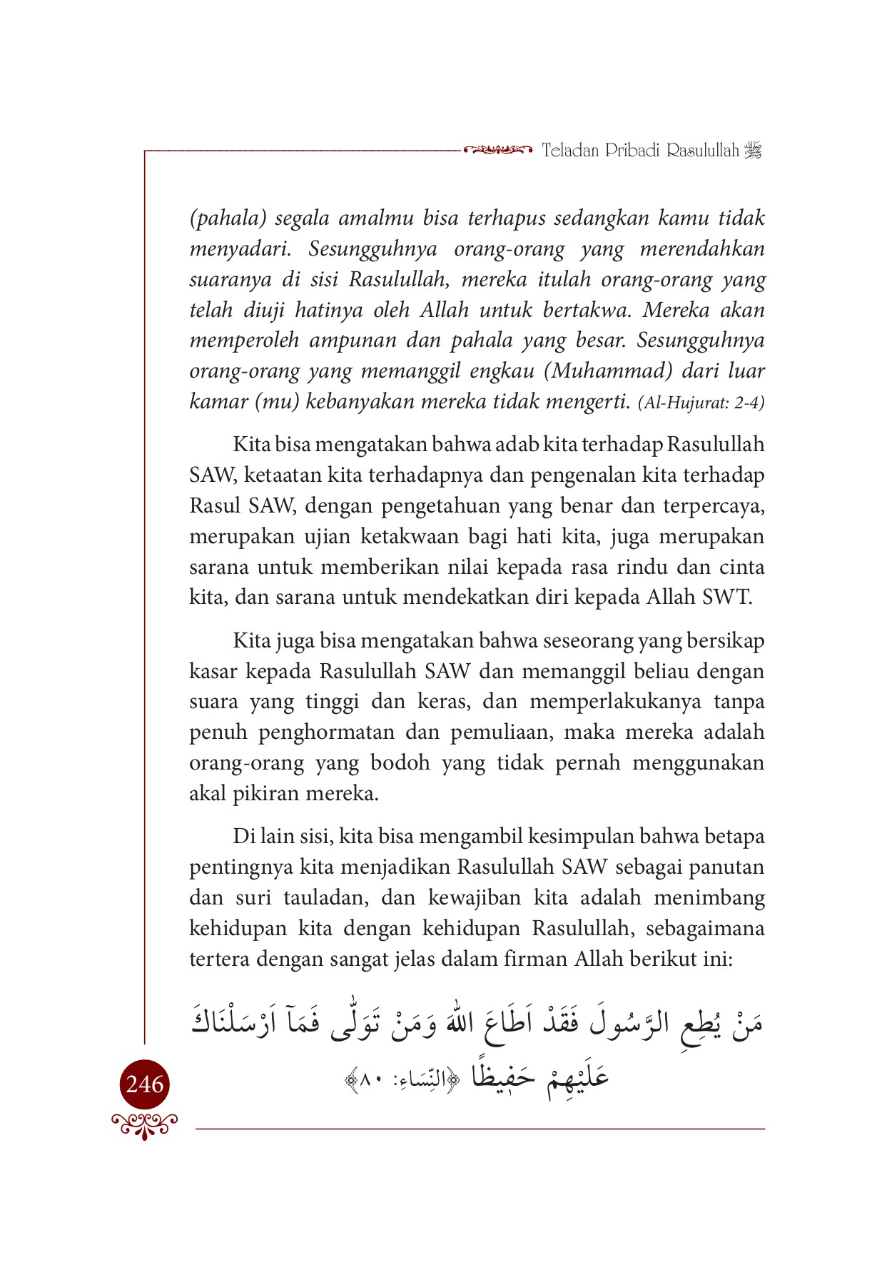 Teladan Pribadi Rasulullah - g-64125523 - Page 248 | Flip PDF Online ...