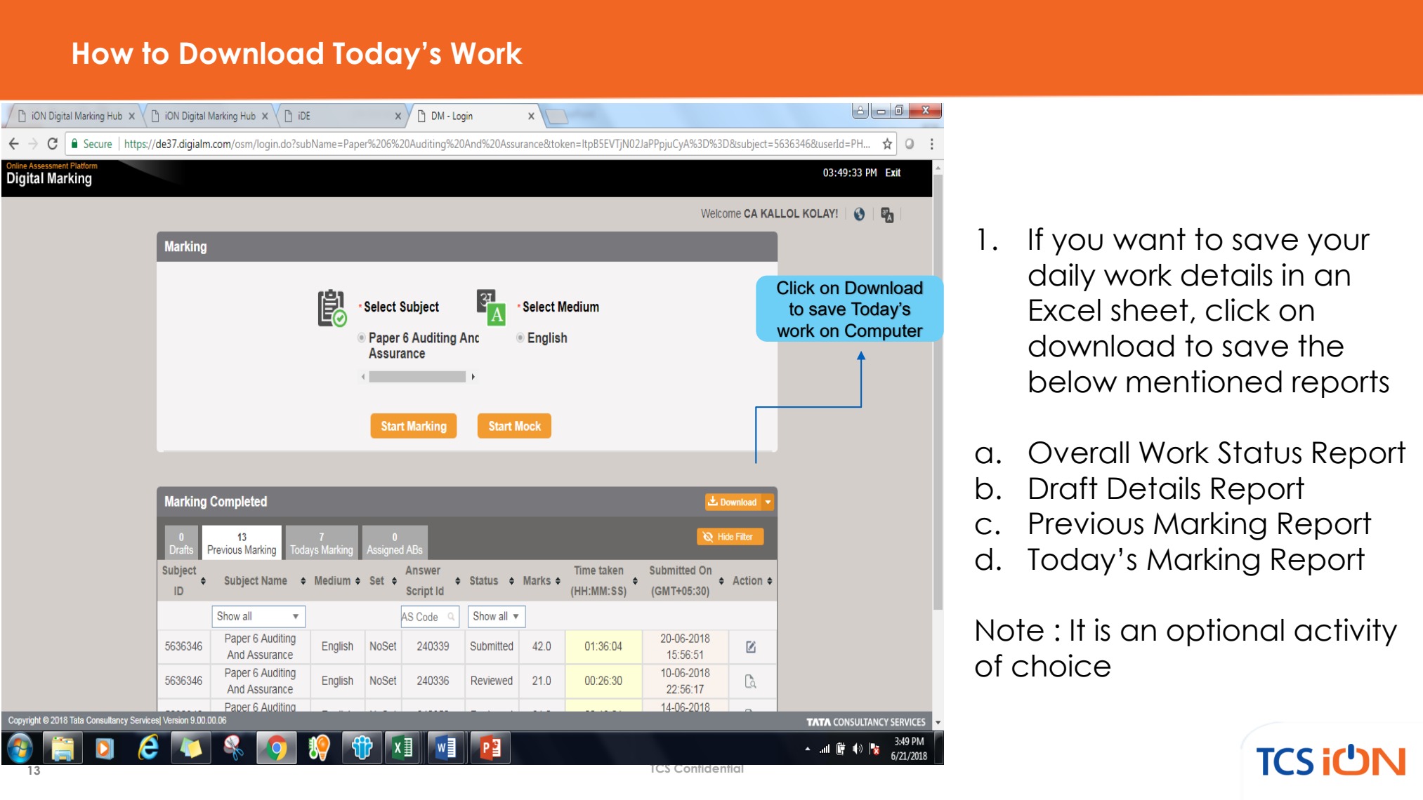 PJTSAU - TCS iON Digital Marking Manual - grn creatives - Page 13 ...
