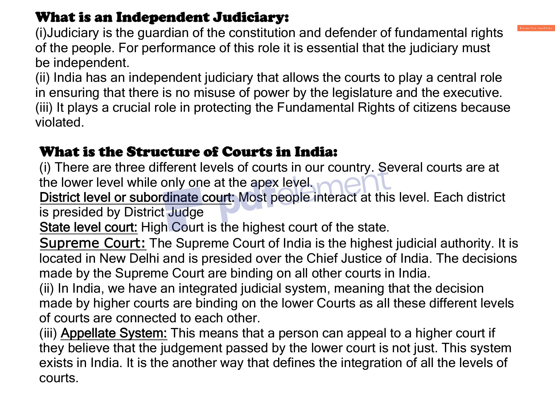 ch-8 judiciary notes made by riddhi - Riddhi Gupta - Page 2 | Flip PDF ...