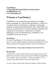 TYPEMONKEY USER MANUAL - jmccd - Page 1 - 11 | Flip PDF Online | PubHTML5