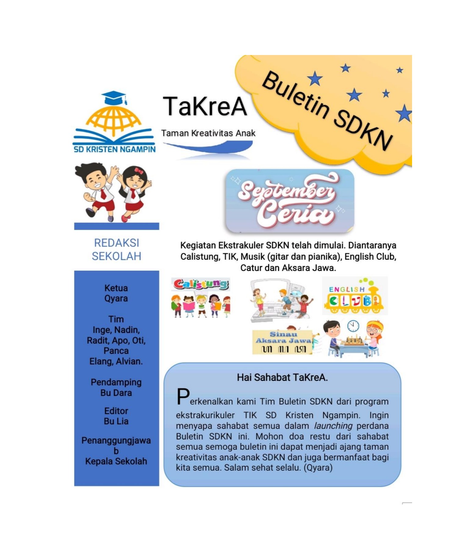 e buletin th 2021 Tim Ekskul TIK SDKN - SD Kristen Ngampin - Halaman 1 ...
