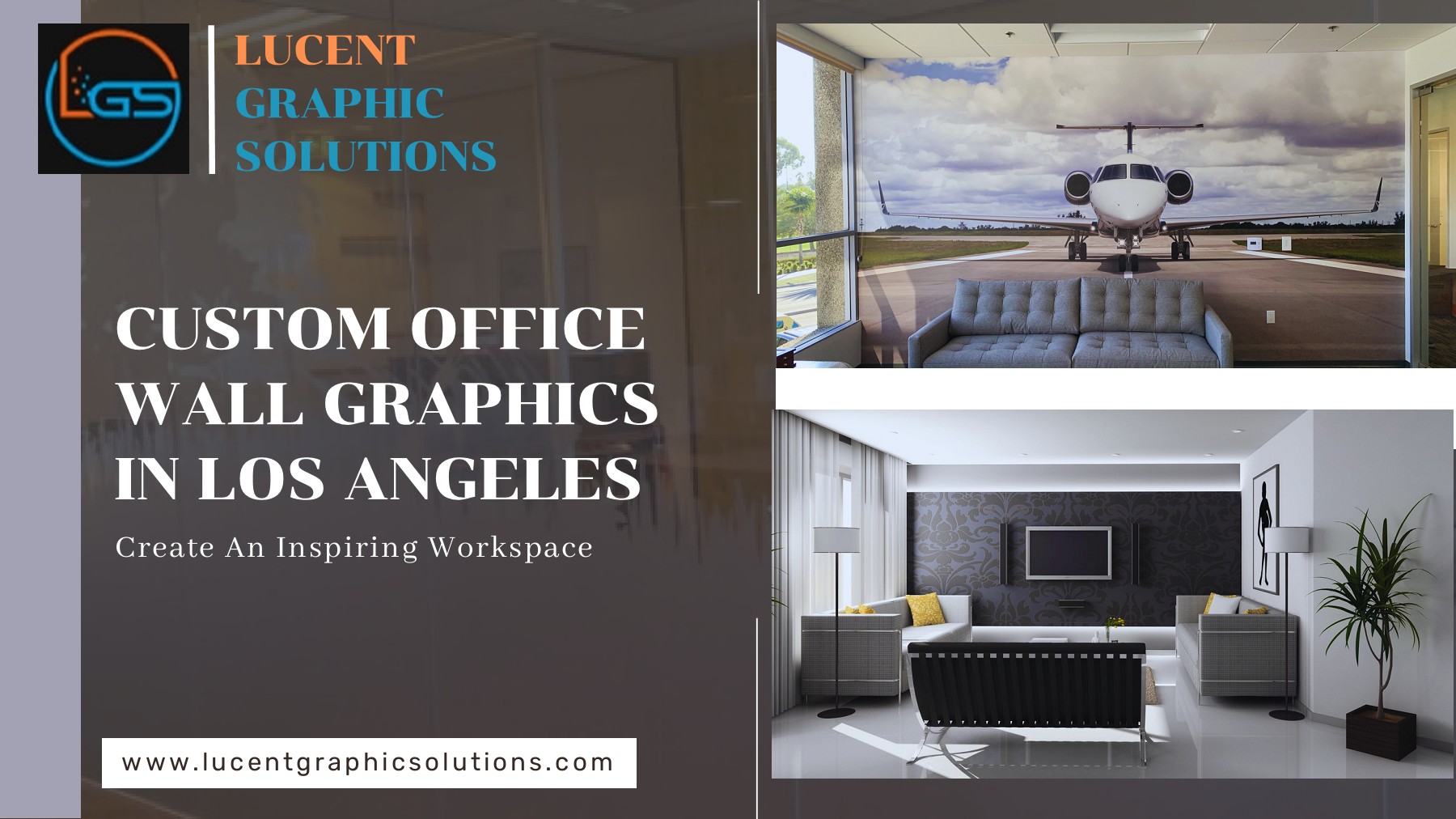 Custom Office Wall Graphics in Los Angeles - Lucent Graphic Solutions ...
