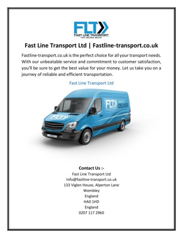 Fast Line Transport Ltd Fastline-transport.co.uk
