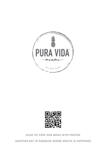 Pura Vida Menus - AURA - Page 4 | Flip PDF Online | PubHTML5
