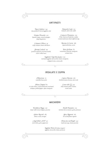 Carbone Menus
