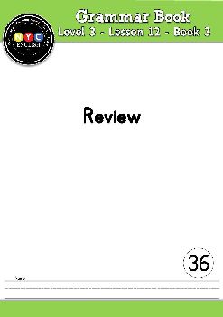 3-12-3 ( 36 ) Grammer Book