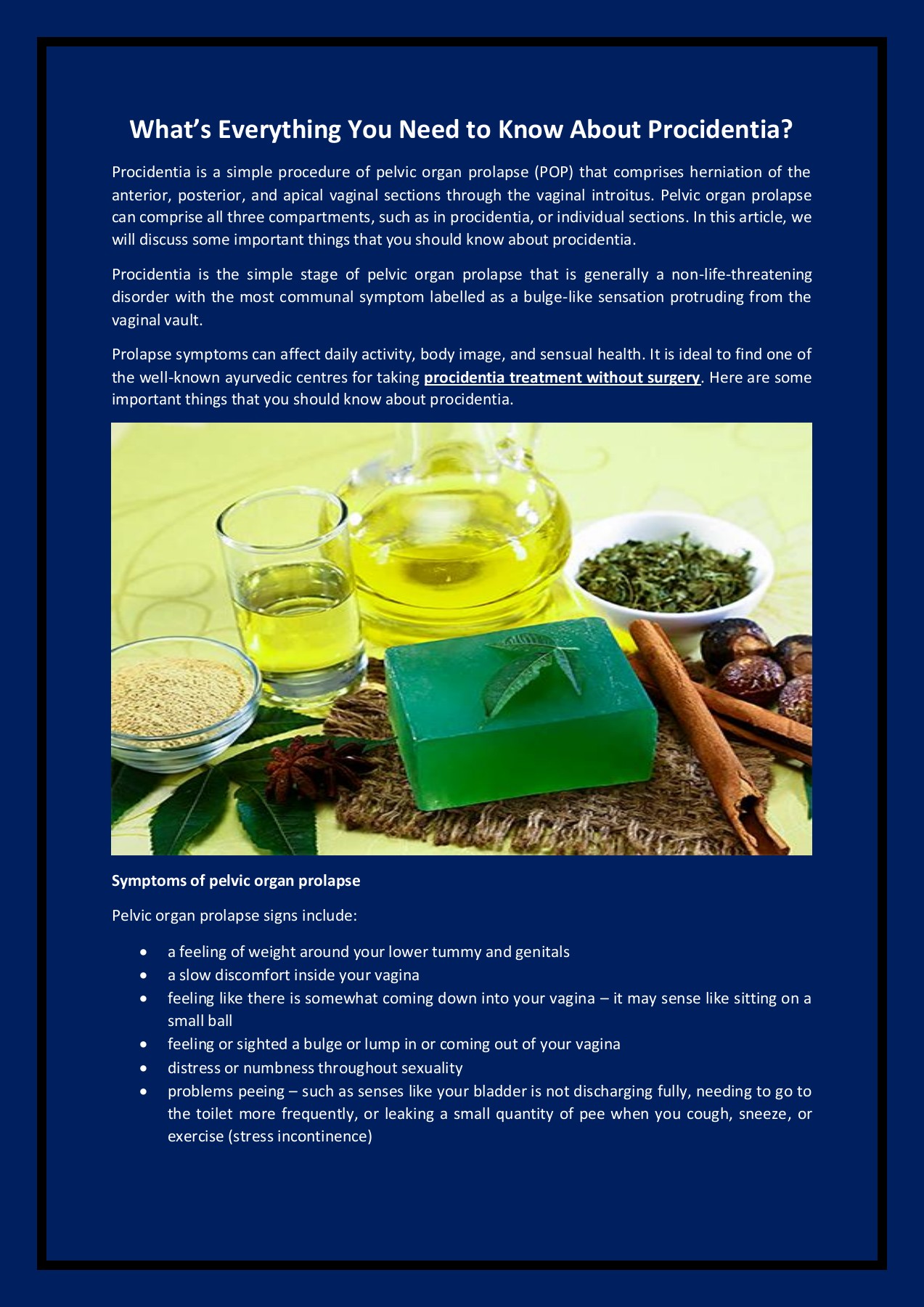 What’s Everything You Need to Know About Procidentia - Rohan Gupta ...