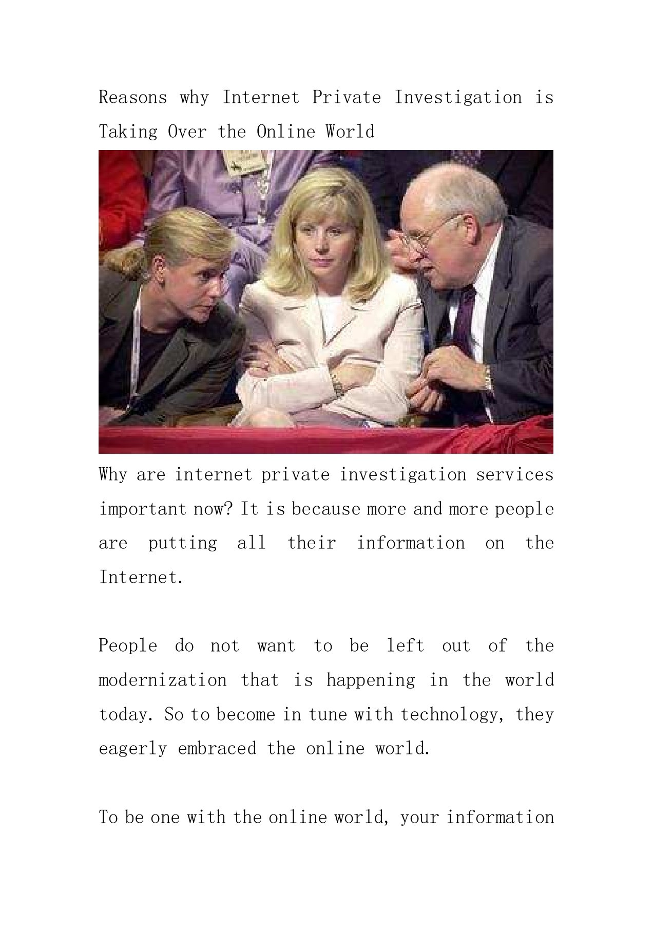 Reasons why Internet Private Investigation is Taking Over the Online ...