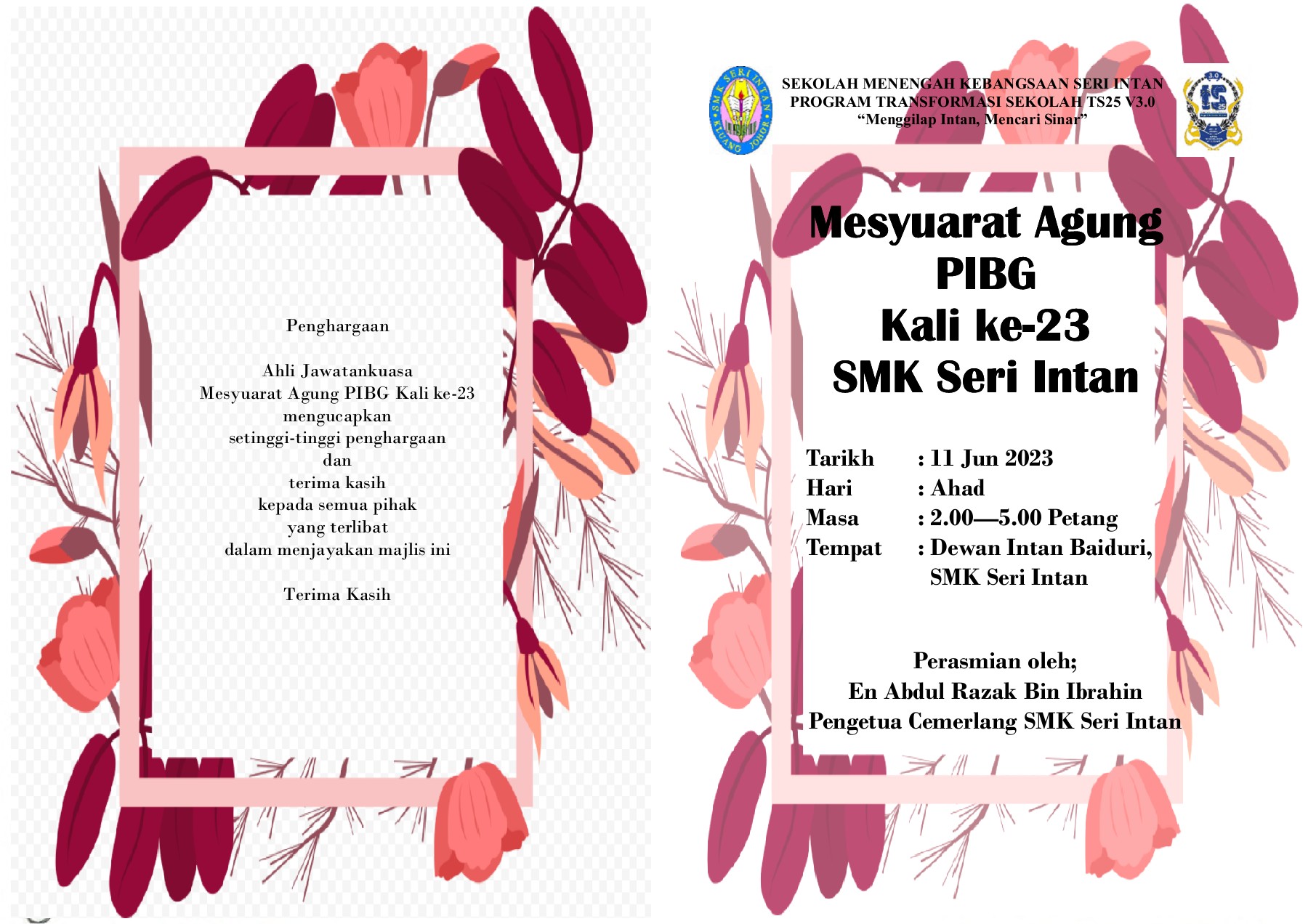 Buku program PIBG 2023 (1) - NORHANA BINTI ISMAIL KPM-Guru - Page 1 ...