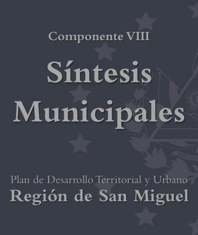 PDT_SM_VOL8_SINTESIS MUNICIPALES DE PDT REGION SAN MIGUEL_COMP_VIII