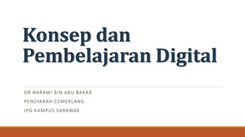 Konsep Pembelajaran Digital - narawiabubakar - Halaman 1 - 52 | PDF Online | PubHTML5