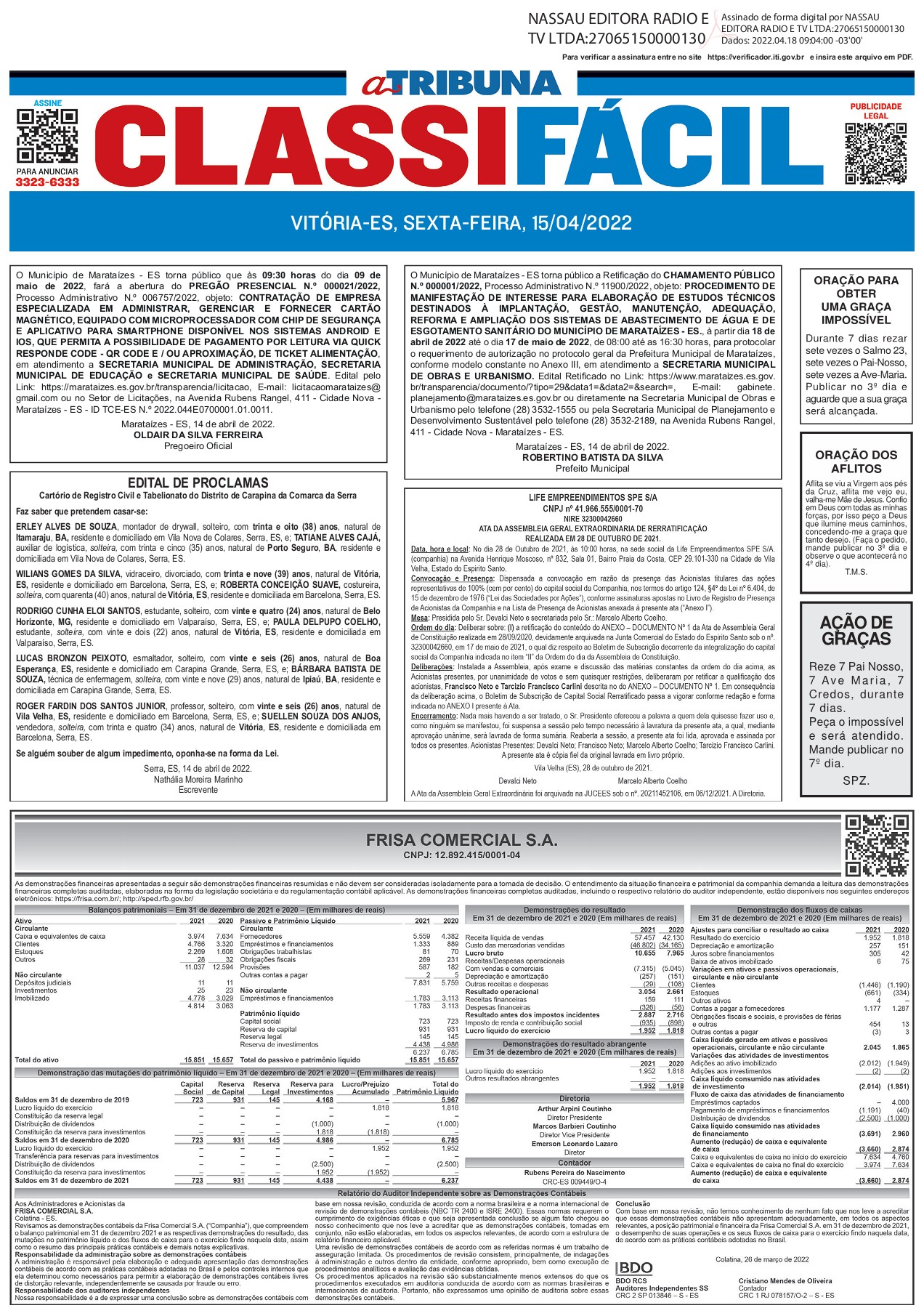 15-04-2022 - tribunaonlinees - Page 1 - 8 | Flip PDF Online | PubHTML5