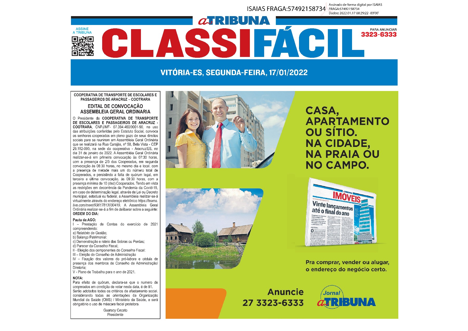 17-01-2022 Online - tribunaonlinees - Page 1 - 1 | Flip PDF Online | PubHTML5