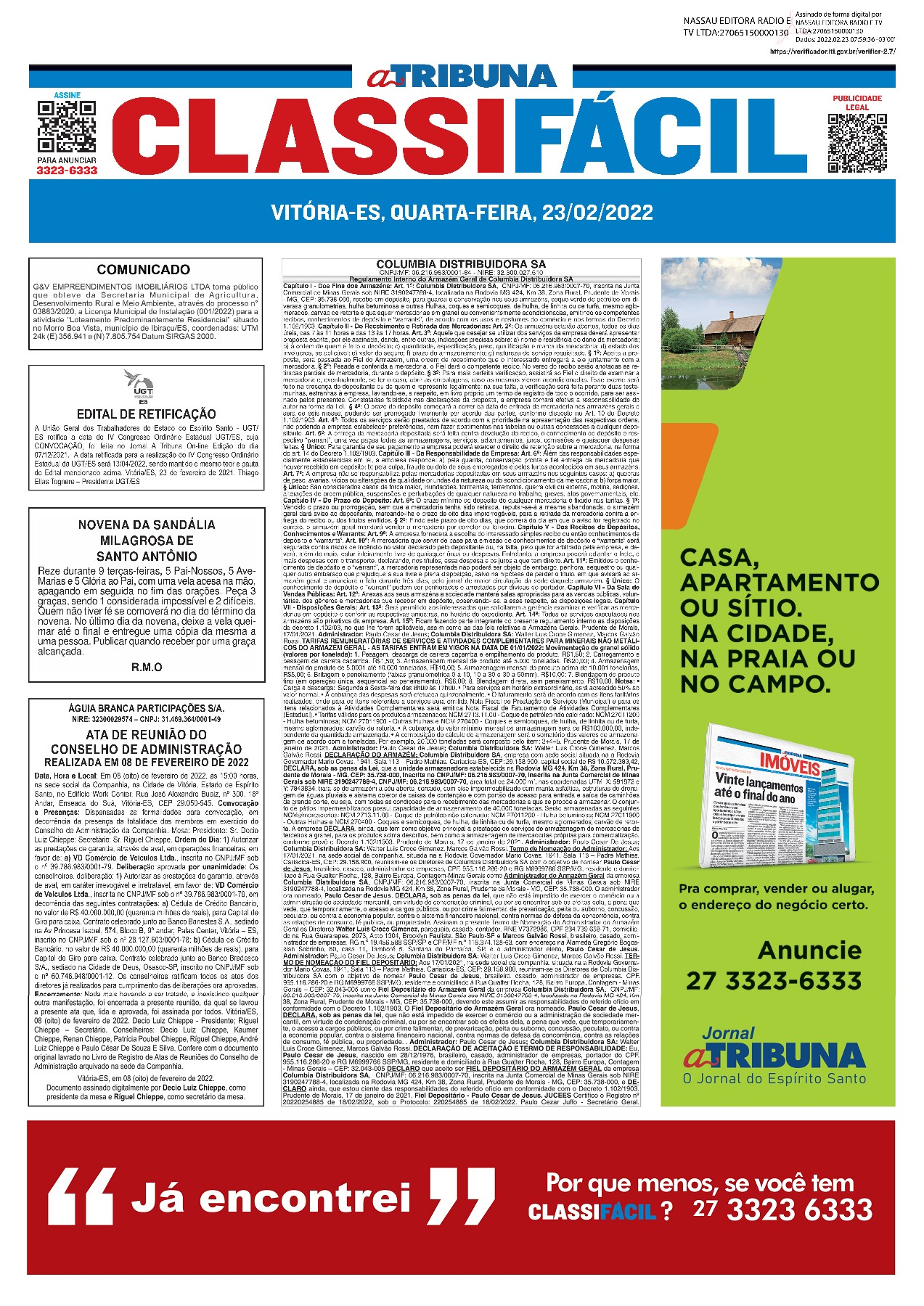 23-02-2022 - tribunaonlinees - Page 1 - 1 | Flip PDF Online | PubHTML5