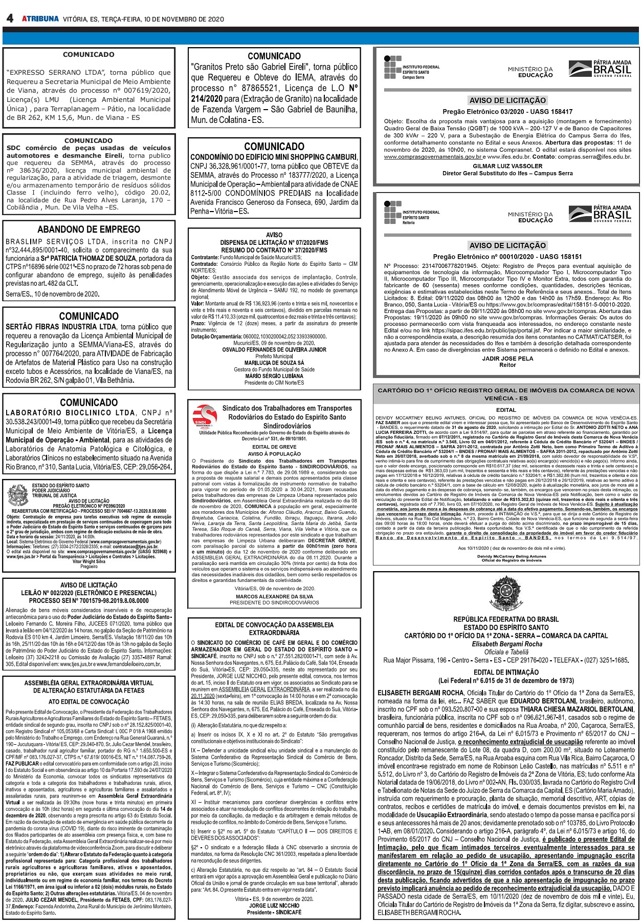 10/11/2020 - tribunaonlinees - Página 4 | PDF Online | PubHTML5