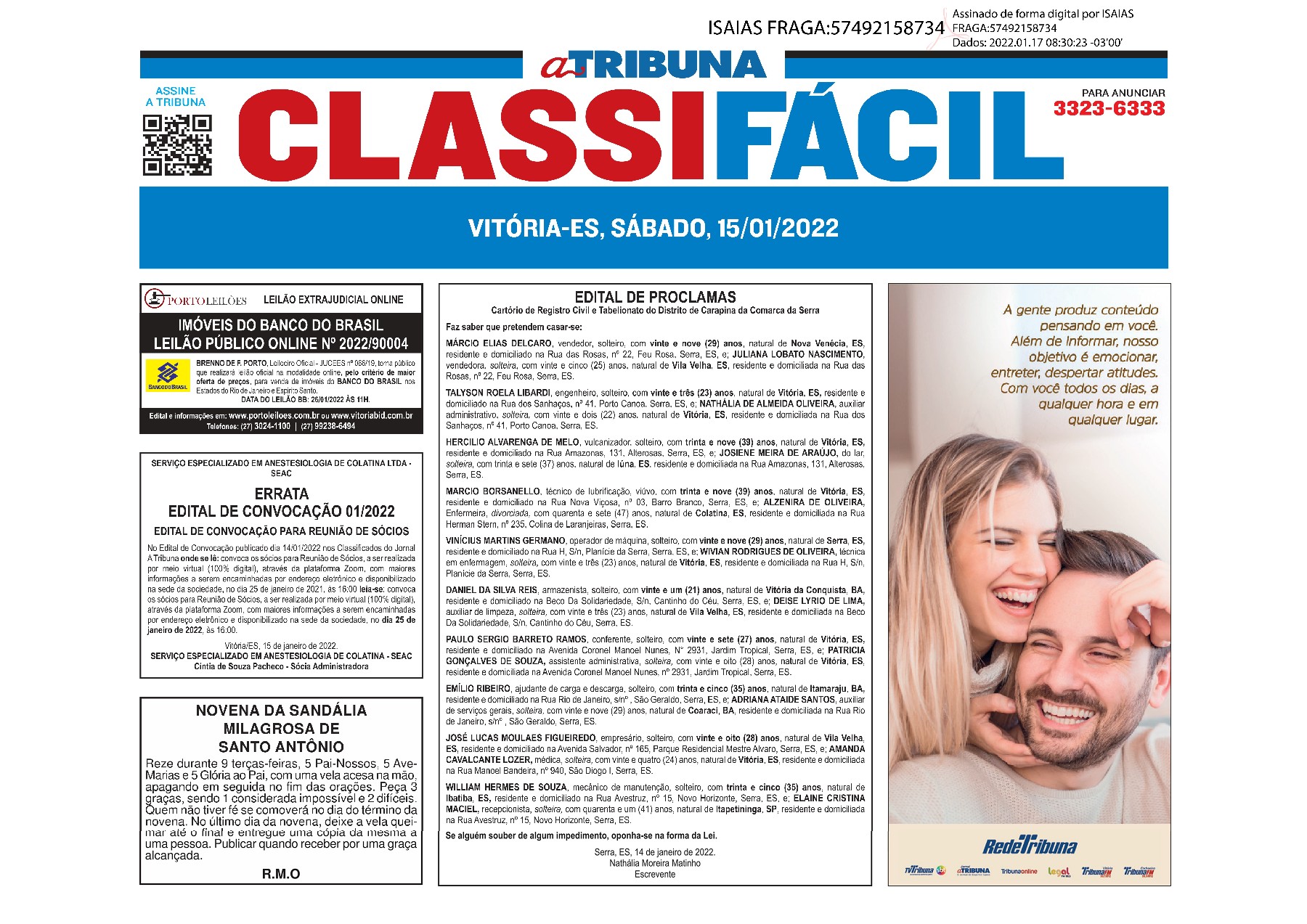 15-01-2022 Online - tribunaonlinees - Page 1 - 1 | Flip PDF Online | PubHTML5