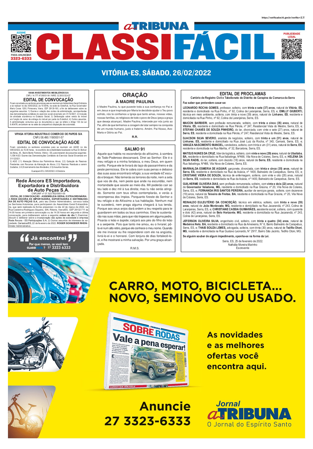 26-02-2022 - tribunaonlinees - Page 1 - 1 | Flip PDF Online | PubHTML5