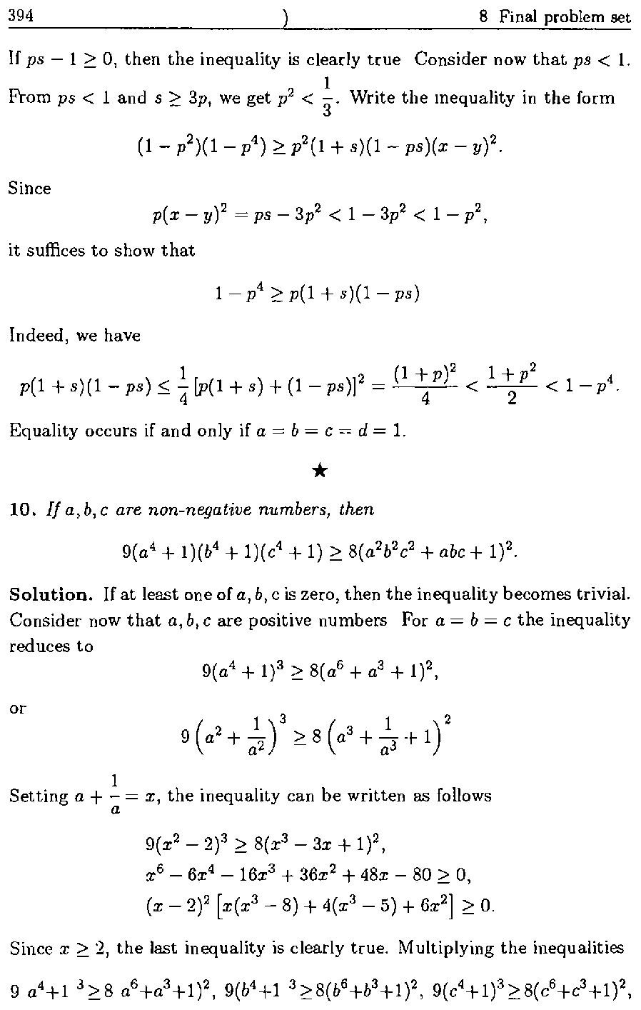 Algebraic Inequalities - Old And New Method - jack.zhang - Page 395 ...