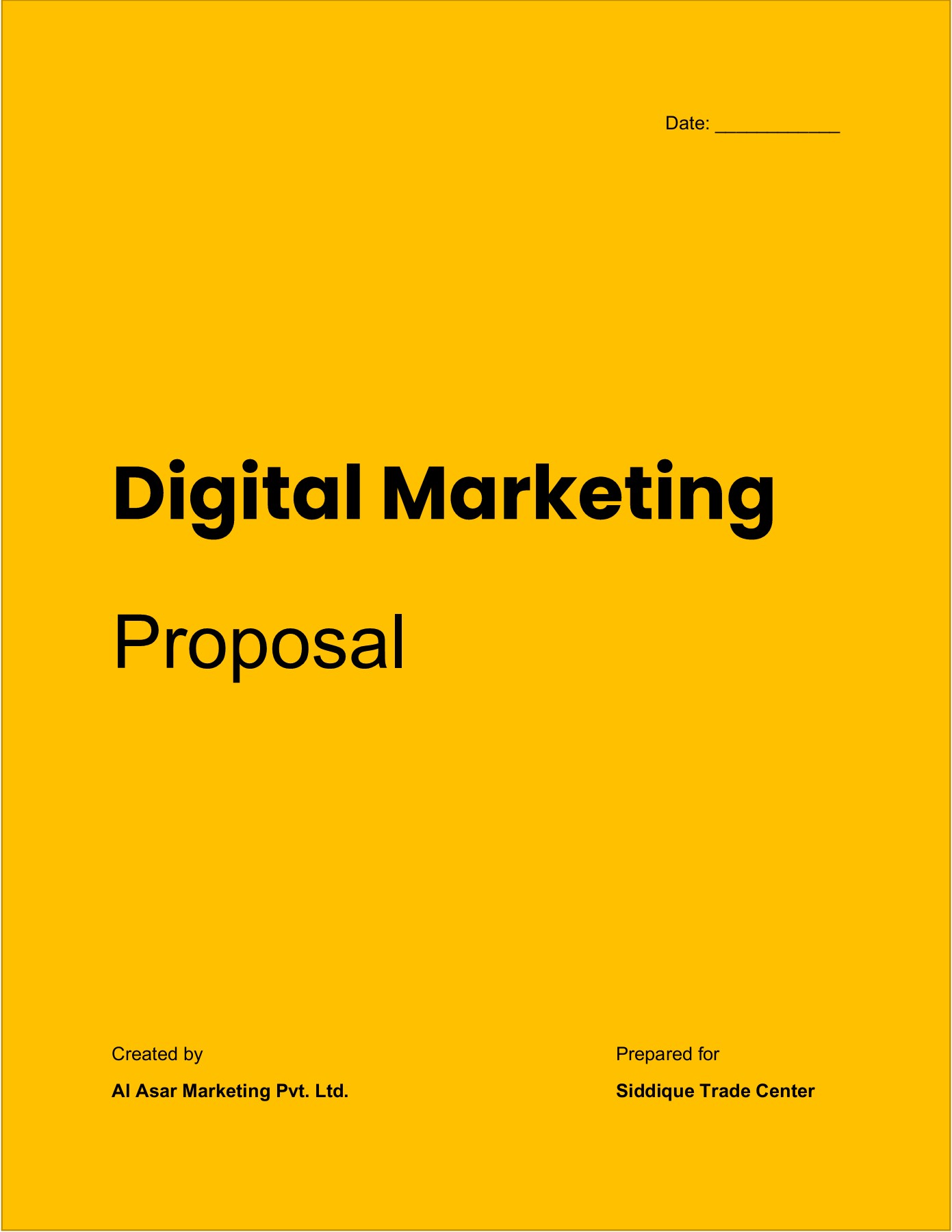 Updated Digital Proposal - Artistic Sohaib - Page 1 | Flip PDF Online ...