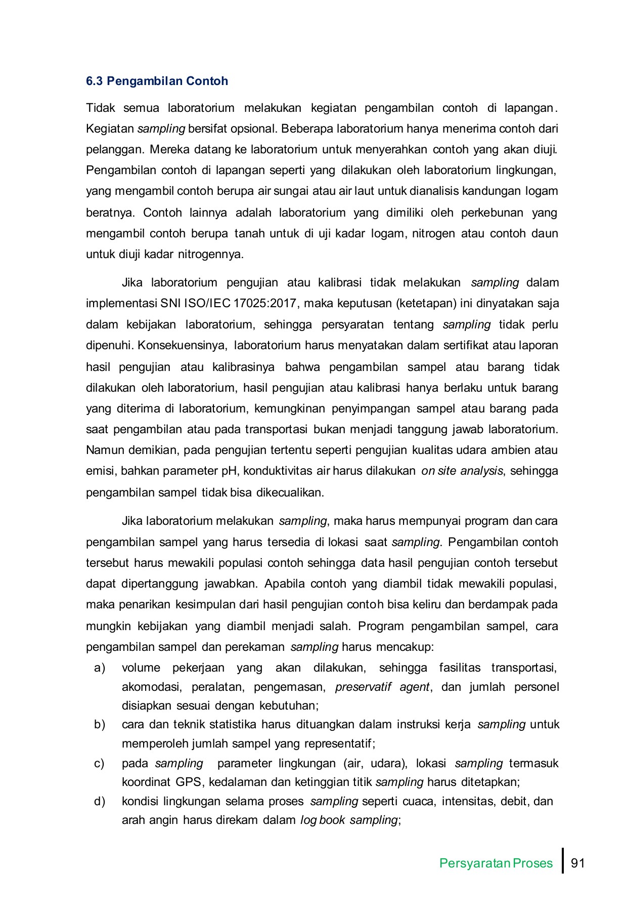 Implementasi SNI ISO-IEC 17025 2017 Persyaratan Umum Kompetensi Lab Pengujian dan Lab Kalibrasi ...