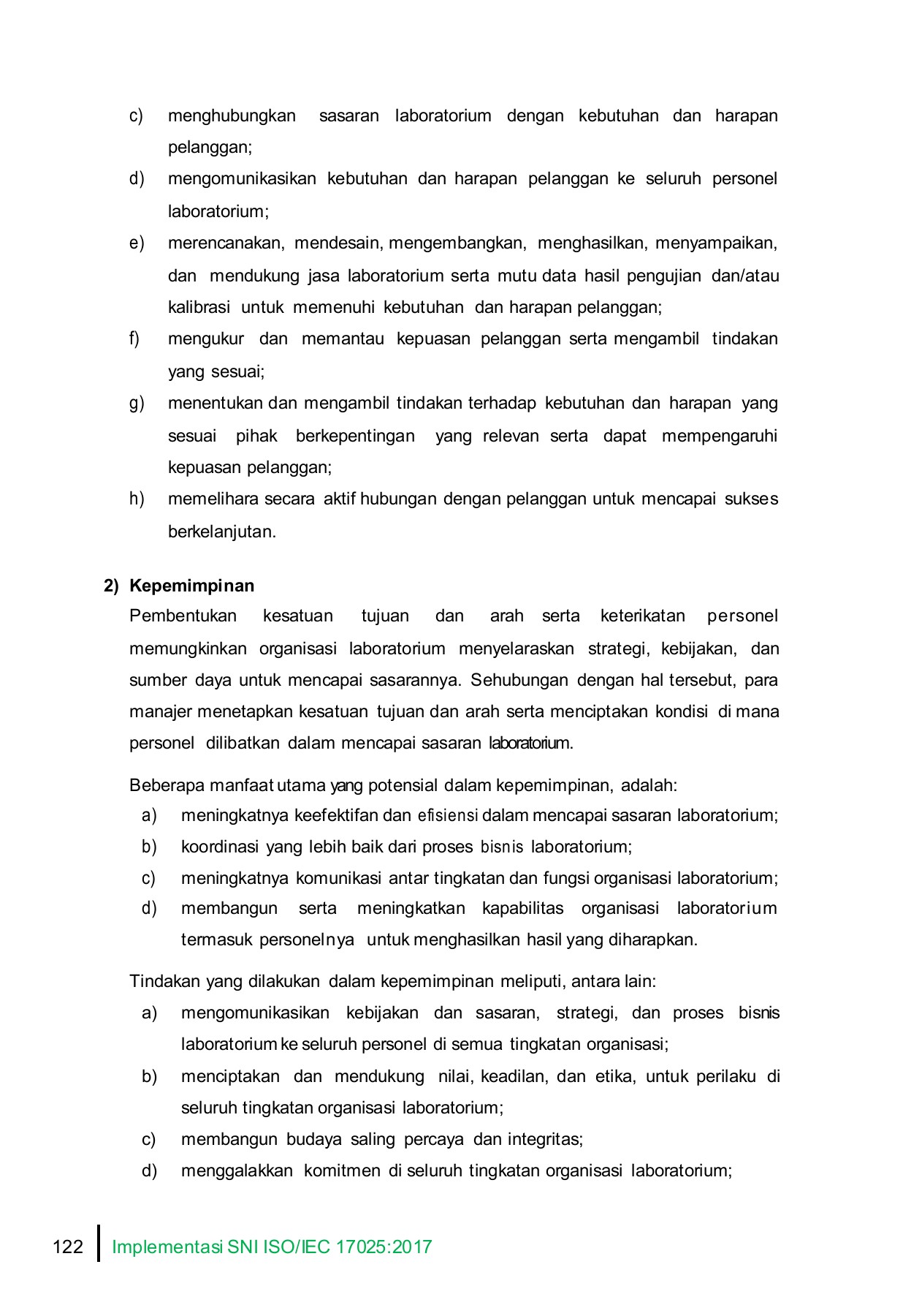 Implementasi SNI ISO-IEC 17025 2017 Persyaratan Umum Kompetensi Lab Pengujian dan Lab Kalibrasi ...