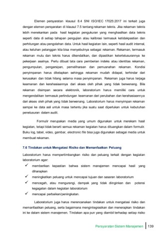 Implementasi SNI ISO-IEC 17025 2017 Persyaratan Umum Kompetensi Lab Pengujian dan Lab Kalibrasi ...