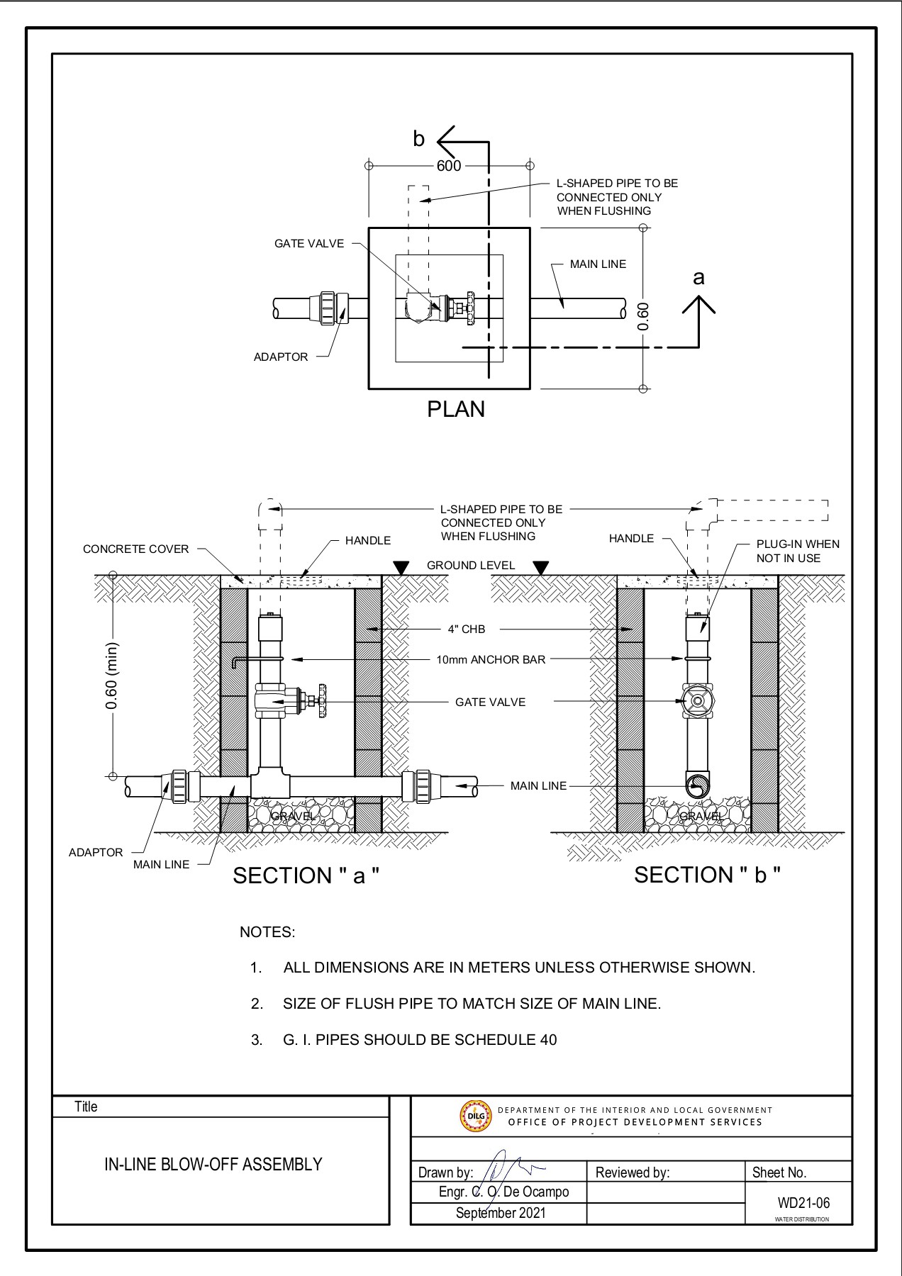 Draft Water Supply and Sanitation Standard Drawings - WSS Sector ...