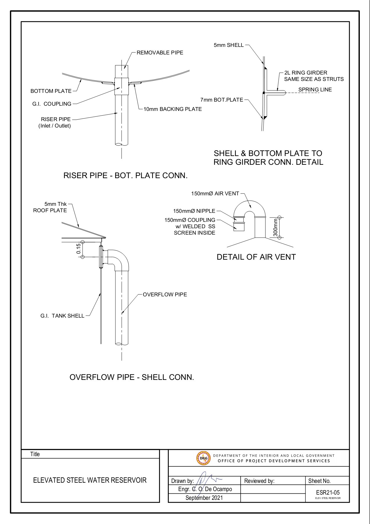 Draft Water Supply and Sanitation Standard Drawings - WSS Sector ...