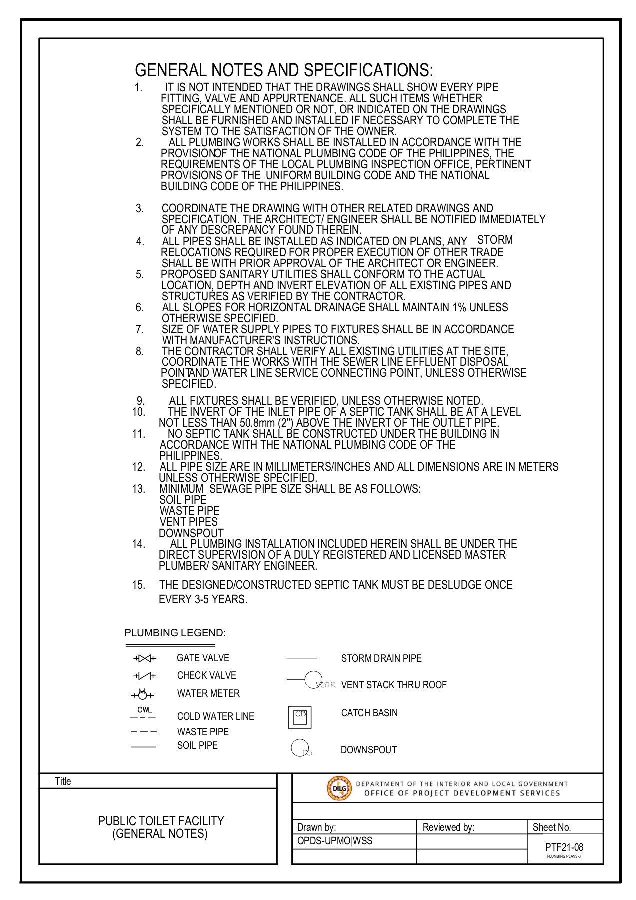 Draft Water Supply and Sanitation Standard Drawings - WSS Sector ...