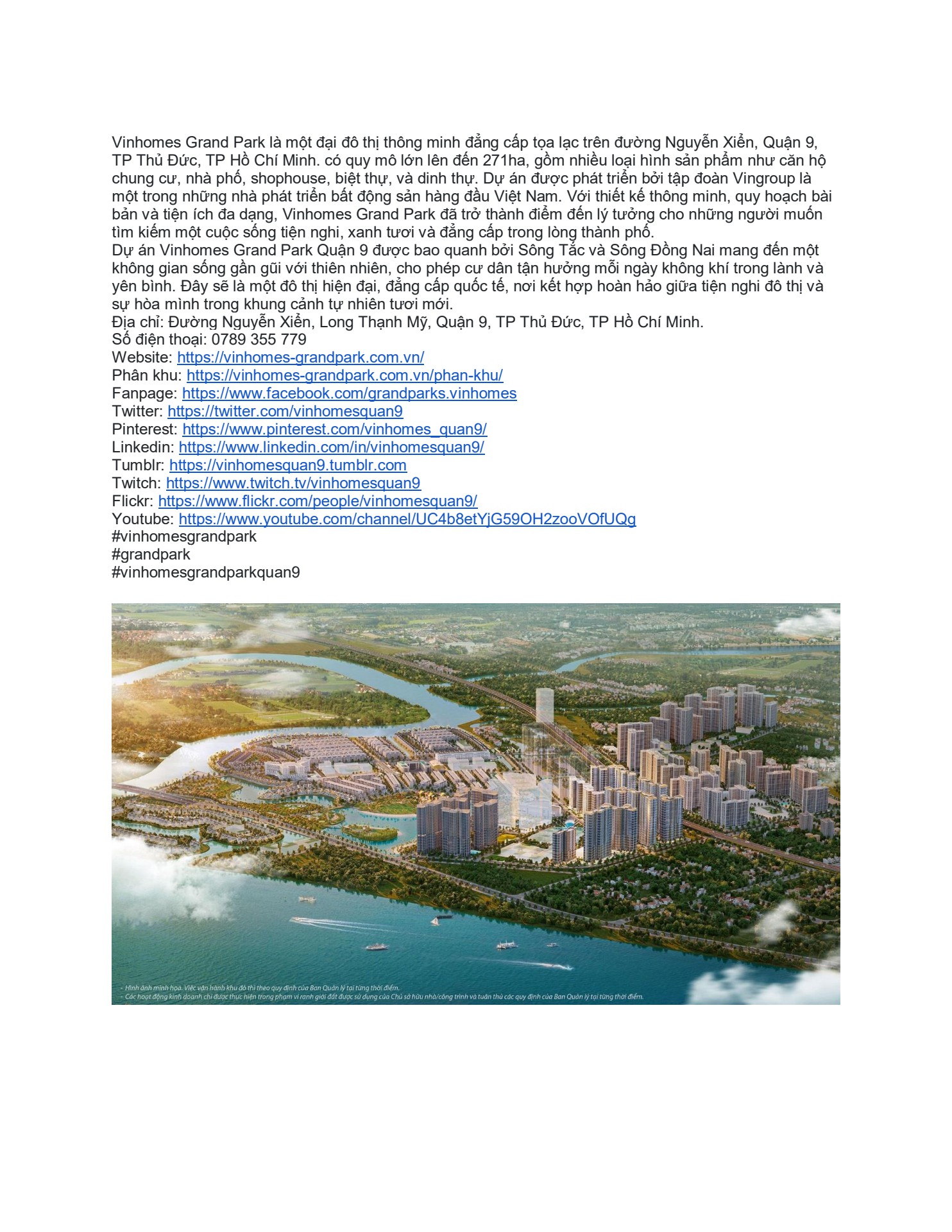 Vinhomes Grand Park - Vinhomes Grand Park - Trang 1 - 1 | PDF lật trang trực tuyến | PubHTML5