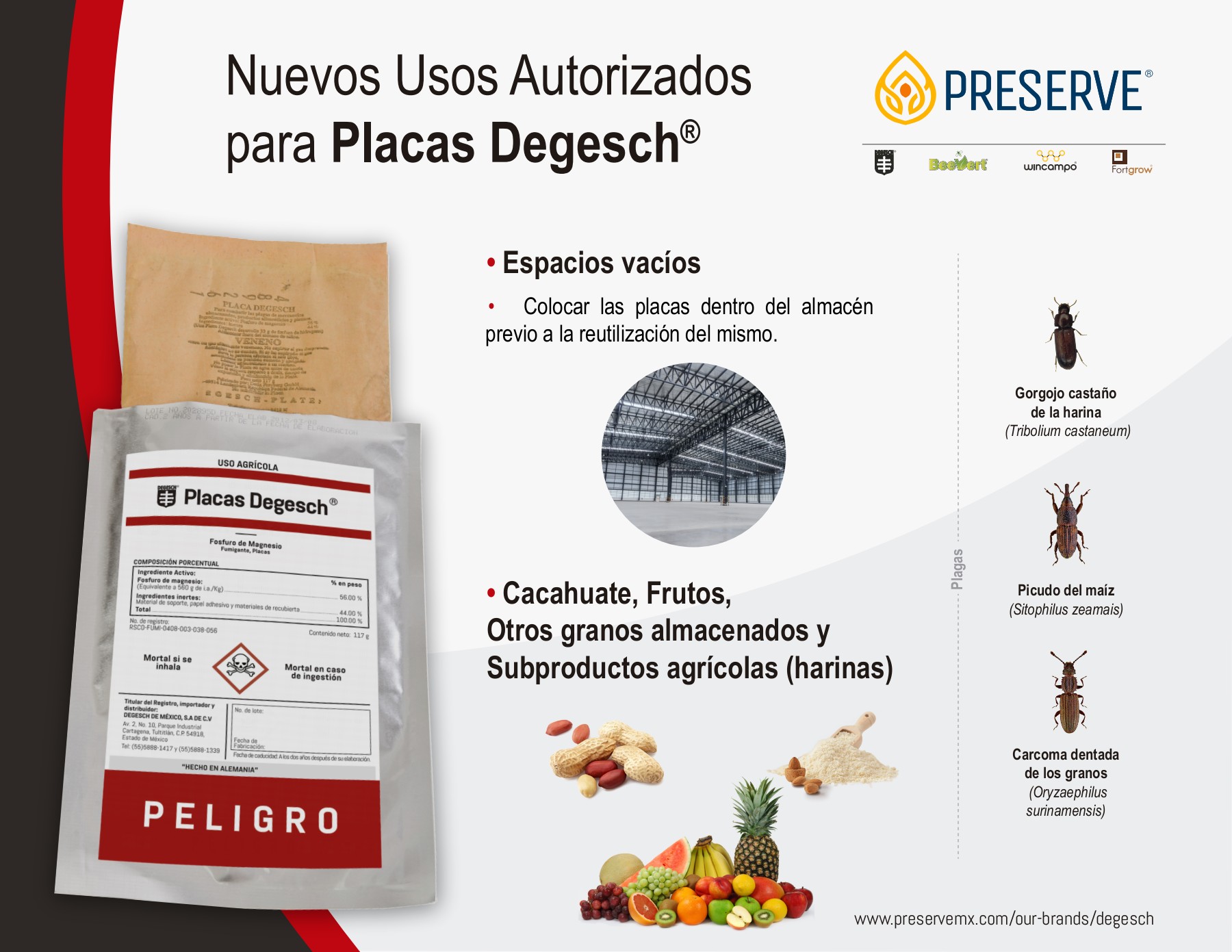 Nuevos usos autorizados de Placas Degesch 2020 - Grupo Preserve ...