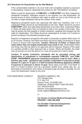 Degesch América - Fumi-Cel y fumi strip- español - Grupo Preserve ...