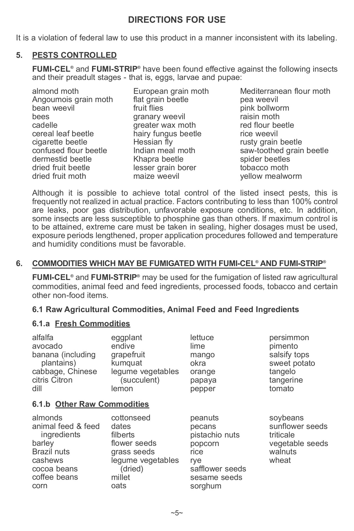 Degesch América - Fumi-Cel y fumi strip- inglés - Grupo Preserve - Page ...