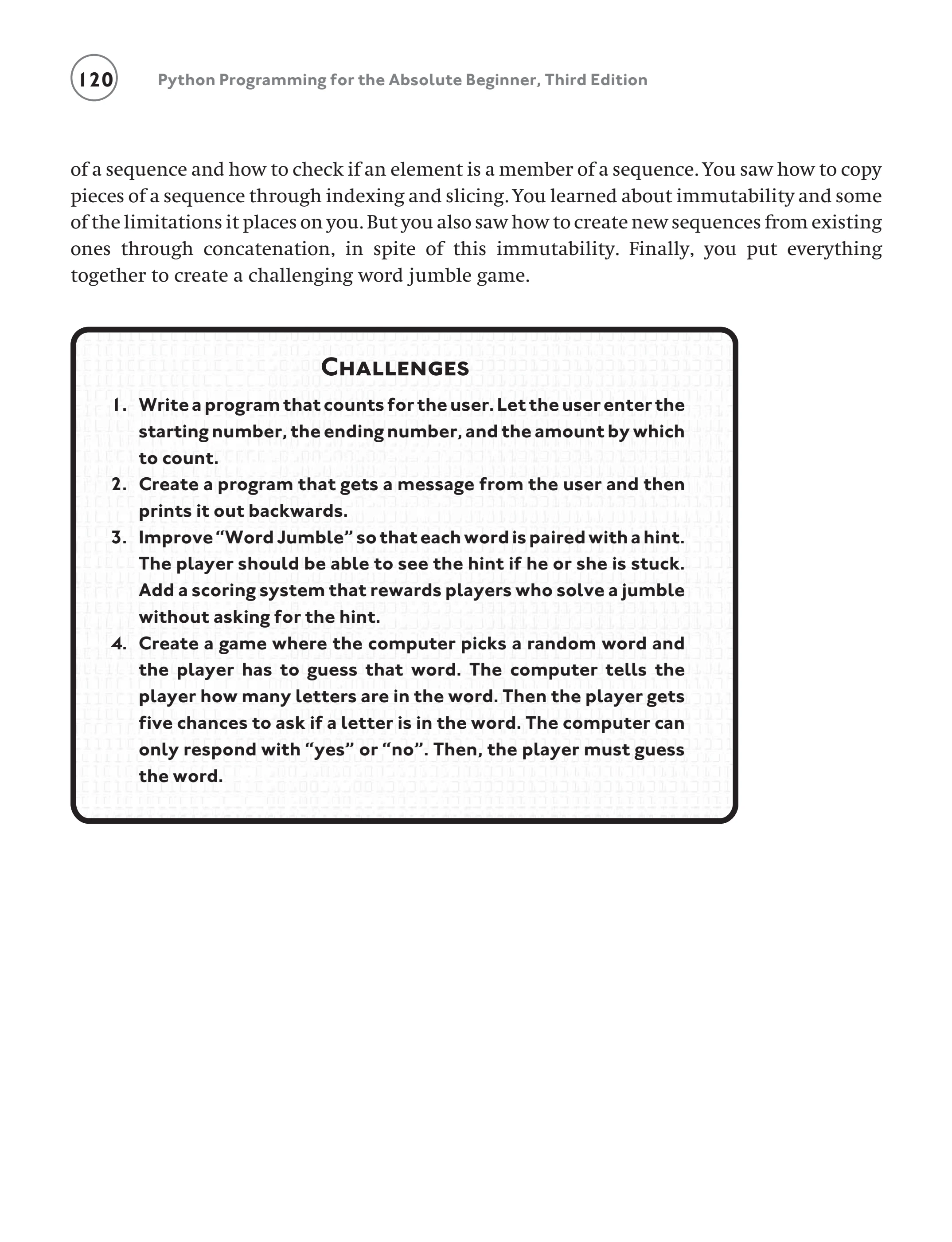 Python Programming for the Absolute Beginner- 3rd Edition - SHII MIIN ...