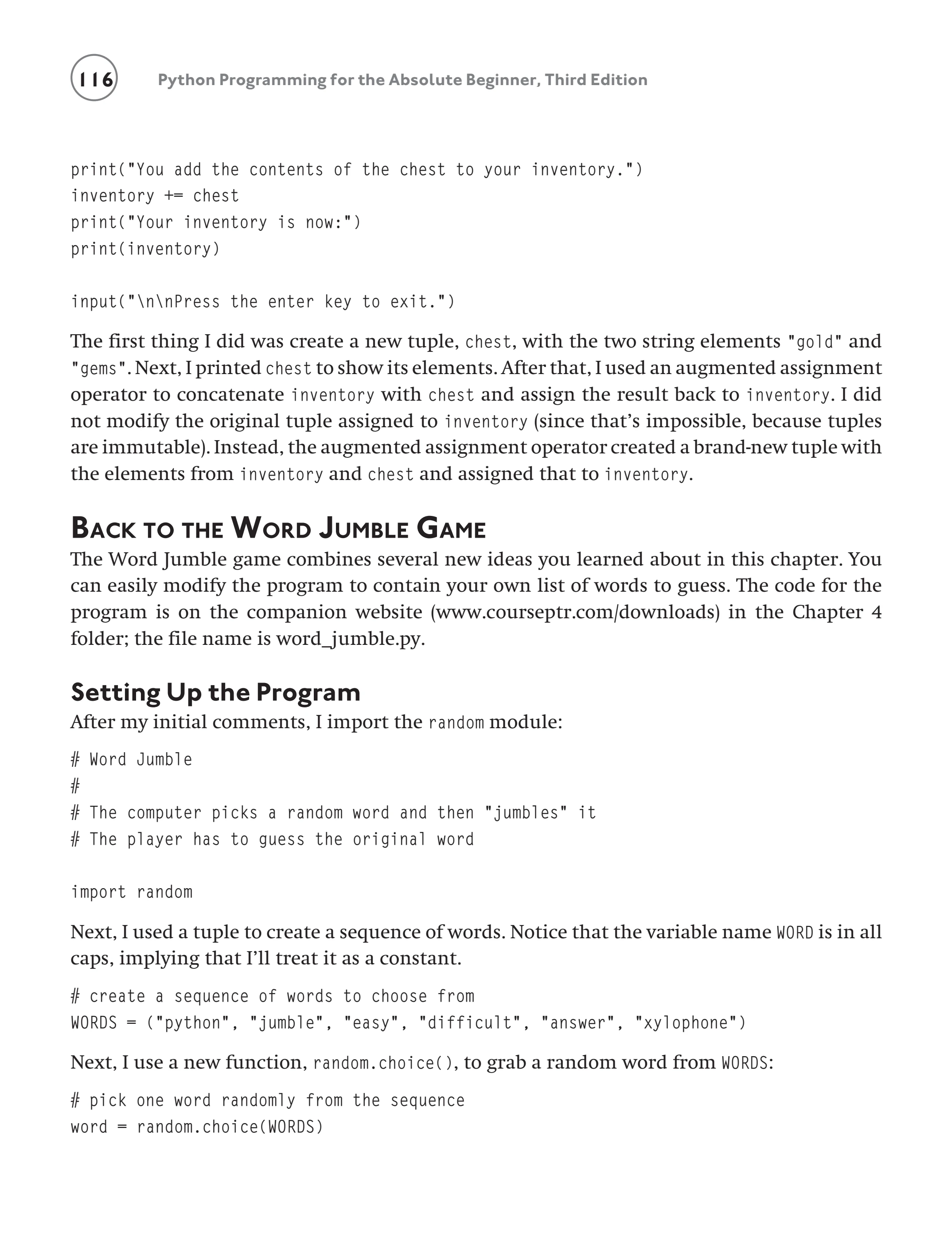 Python Programming for the Absolute Beginner- 3rd Edition - SHII MIIN ...