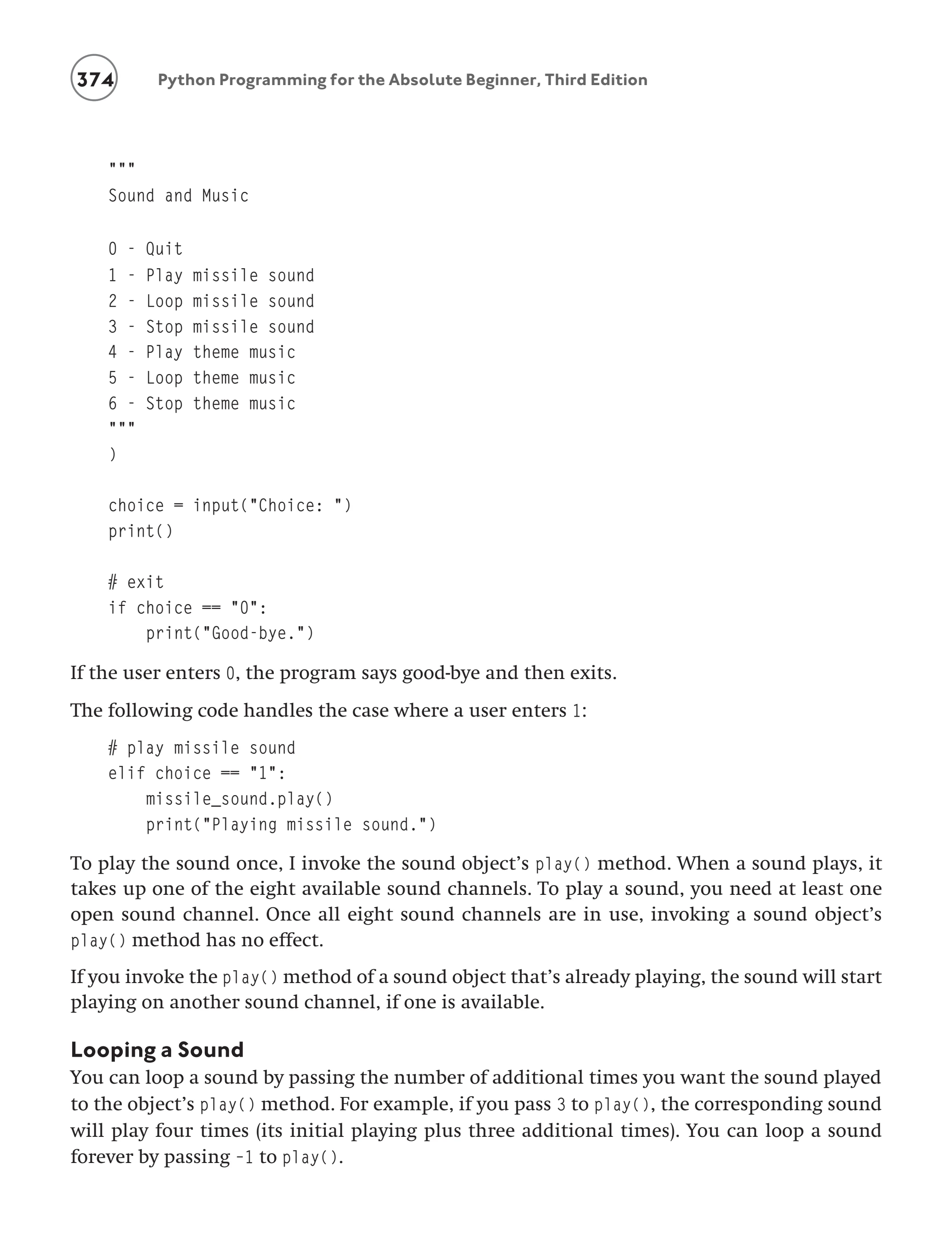 Python Programming for the Absolute Beginner- 3rd Edition - SHII MIIN - Page 399 | Flip PDF ...