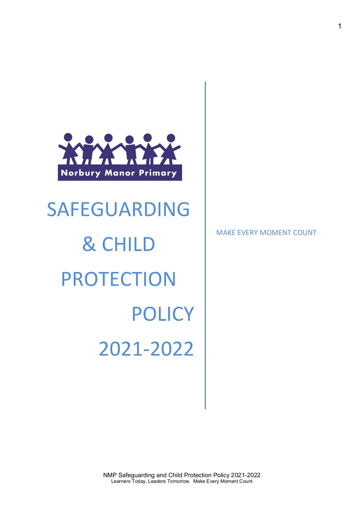NMP Safeguarding and Child Protection Policy 2021-2022 - NMP - Page 1 ...