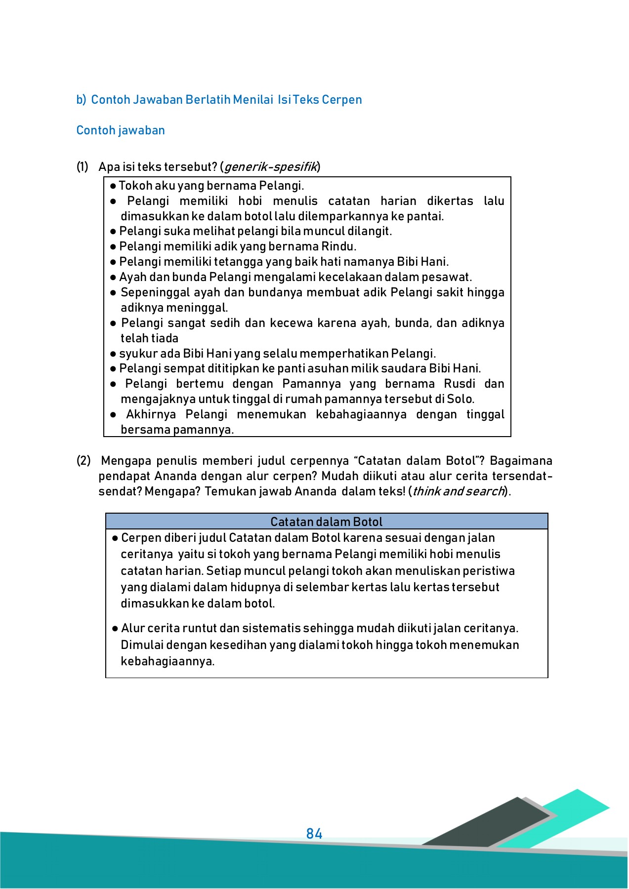 MODUL PJJ BAHASA INDONESIA KLS 9 - Vina Assyahidah - Halaman 94 | PDF Online | PubHTML5
