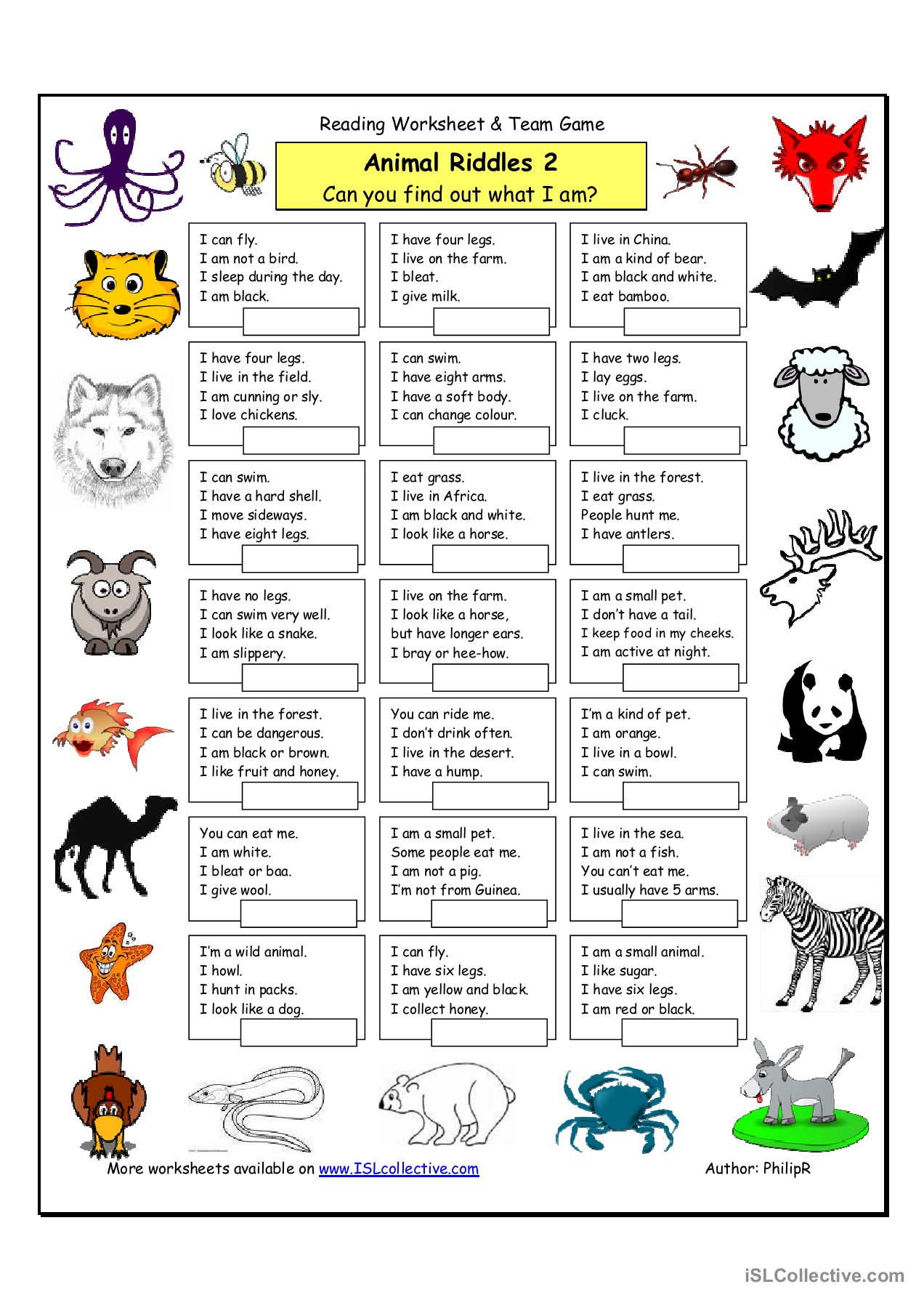 Animal Riddles 2 (Medium) - nita permana - Page 1 - 3 | Flip PDF Online | PubHTML5