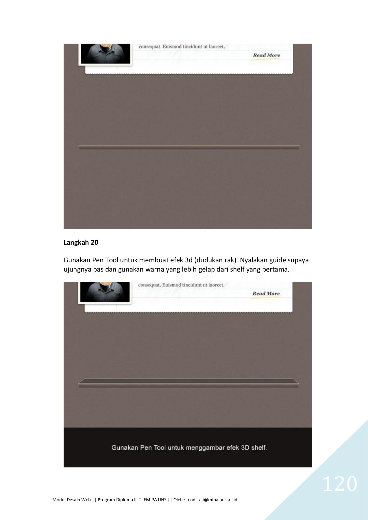 Modul Design Web - amandajgby - Halaman 120 | PDF Online | PubHTML5