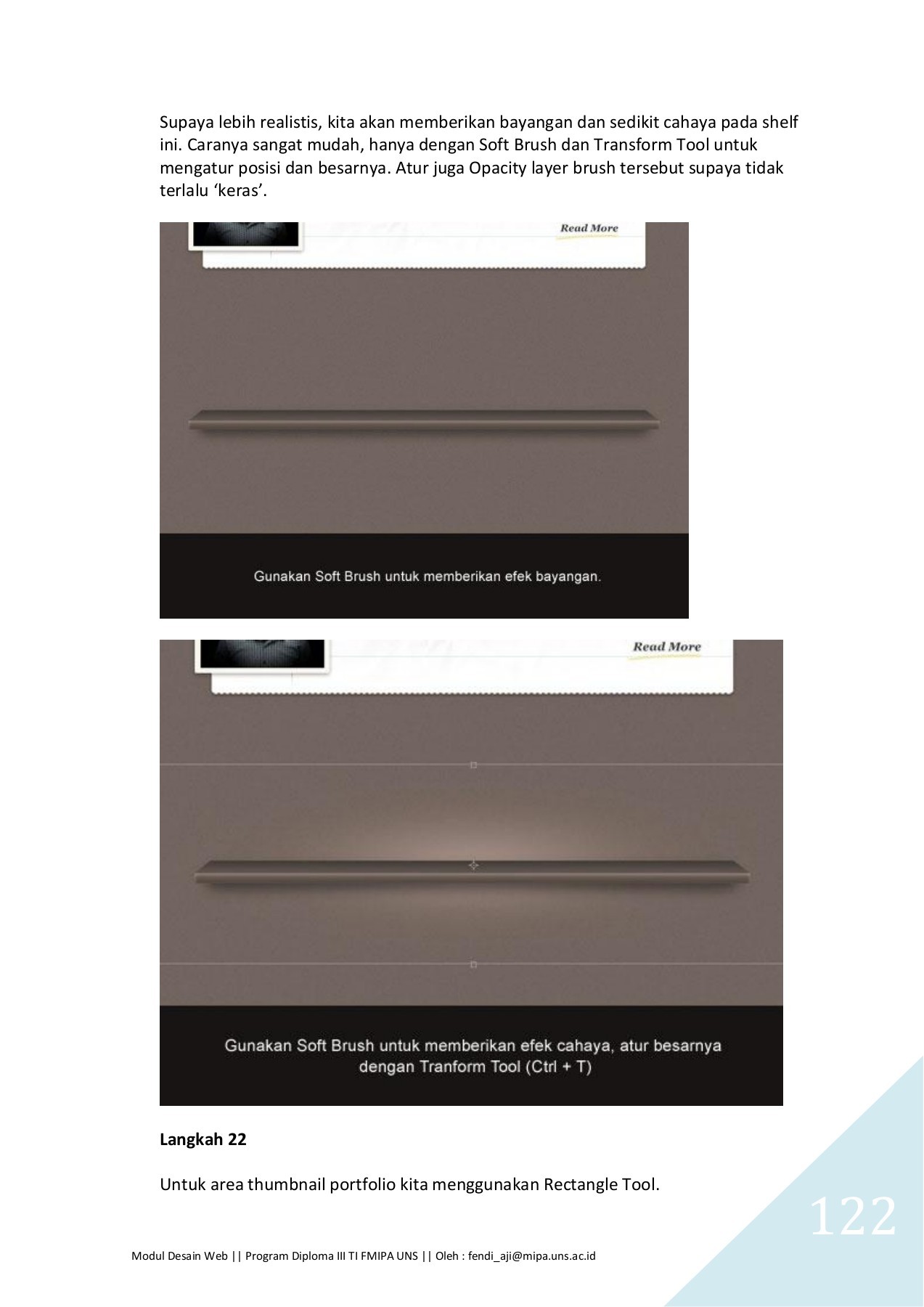 Modul Design Web - amandajgby - Halaman 122 | PDF Online | PubHTML5