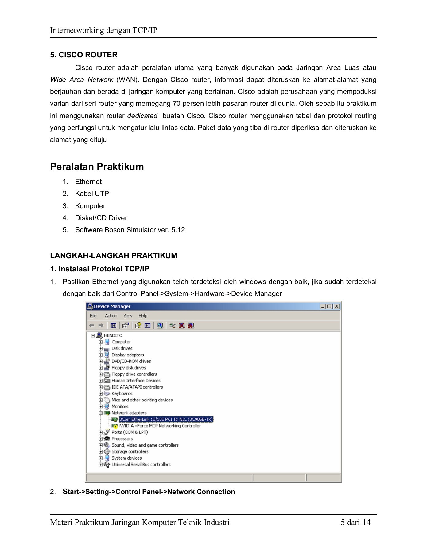 Modul Praktikum Jaringan Komputer - amandajgby - Halaman 27 | PDF ...