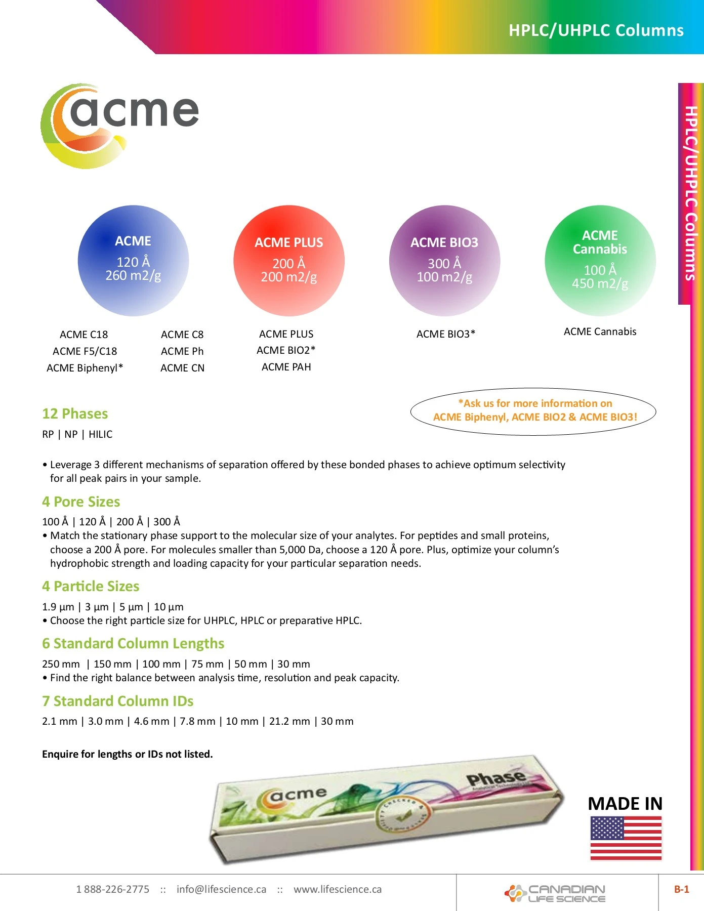 CLS_ACME_Catalogue - Canadian Life Science - Page 1 - 22 | Flip PDF ...