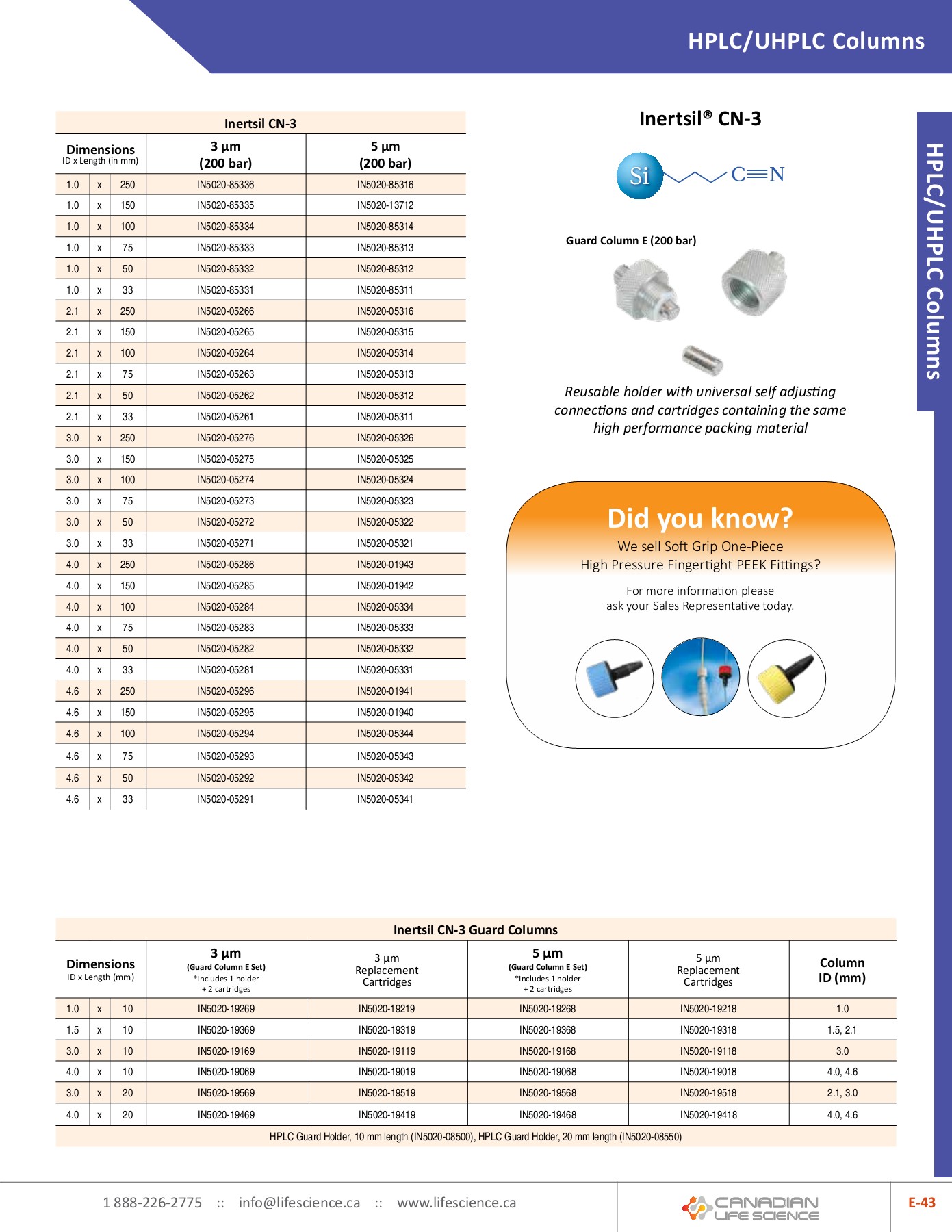 HPLC Catalogue - Canadian Life Science - Page 187 | Flip PDF Online ...