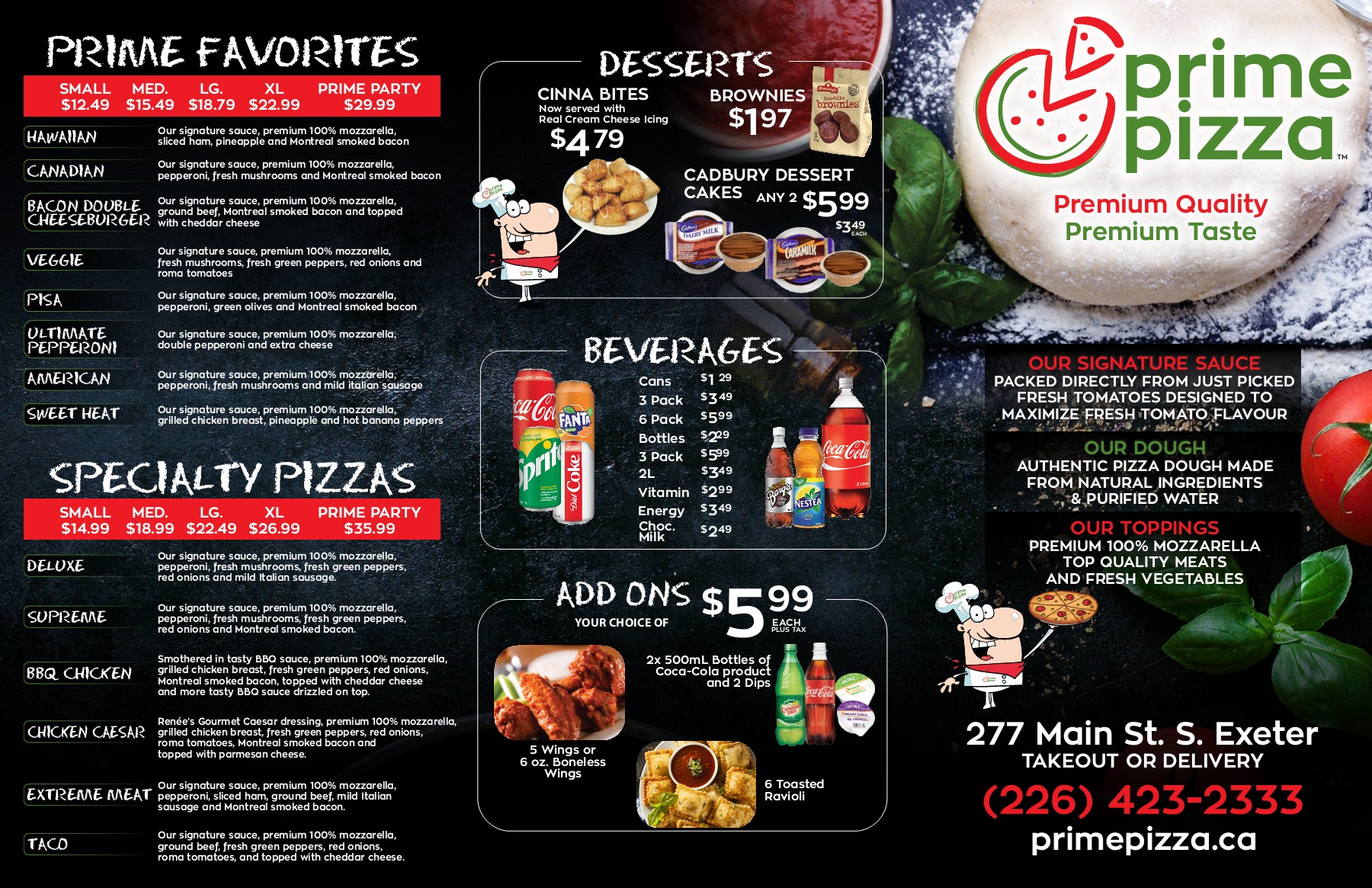 PRIME-PIZZA-MENU-APRIL - Grand Bend & Area Chamber of Commerce - Page 1 ...