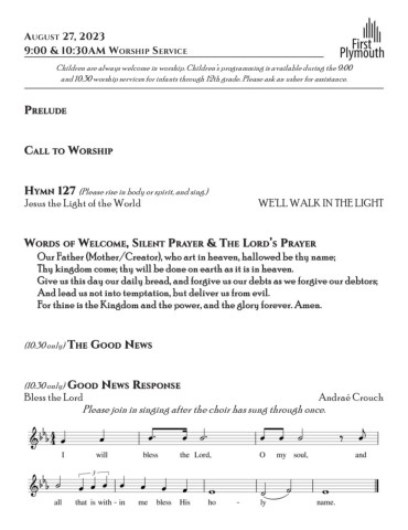 10:30 Bulletin 8-27-2023