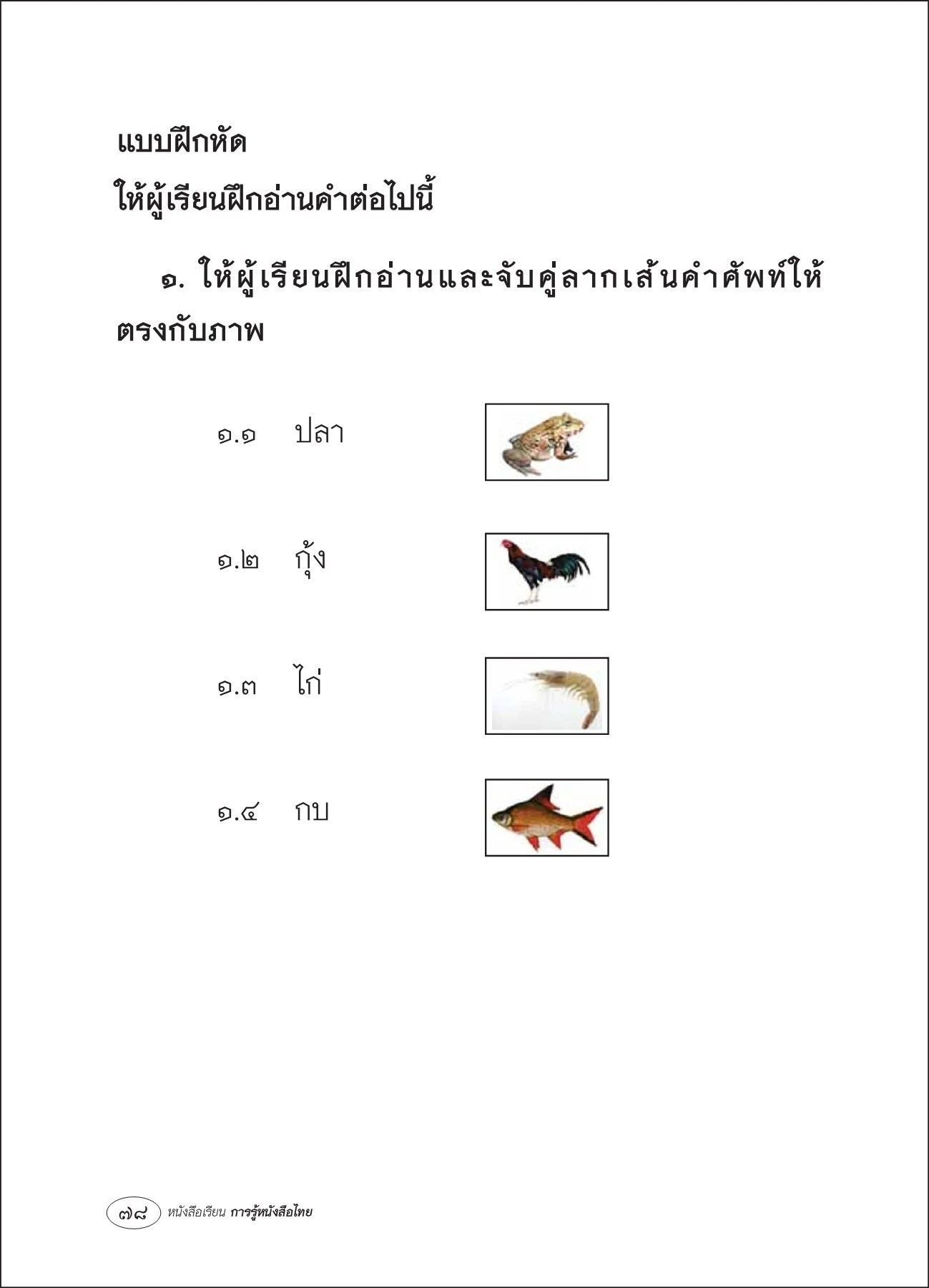 หนังสือเรียน การรู้หนังสือ - E-Book library กศน.ตําบลคลองสวน อําเภอบาง ...